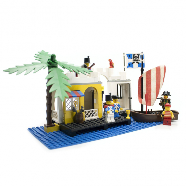 Lego Pirates - Lagoon Lock-Up - Hafenschenke (6267) - Brick-Recycling