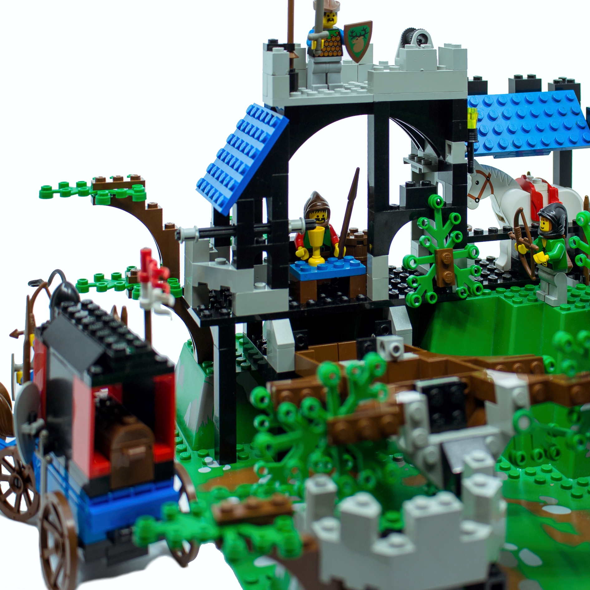 Lego Castle - Dark Forest Fortress - Dunkle Waldfestung (6079) - Brick ...