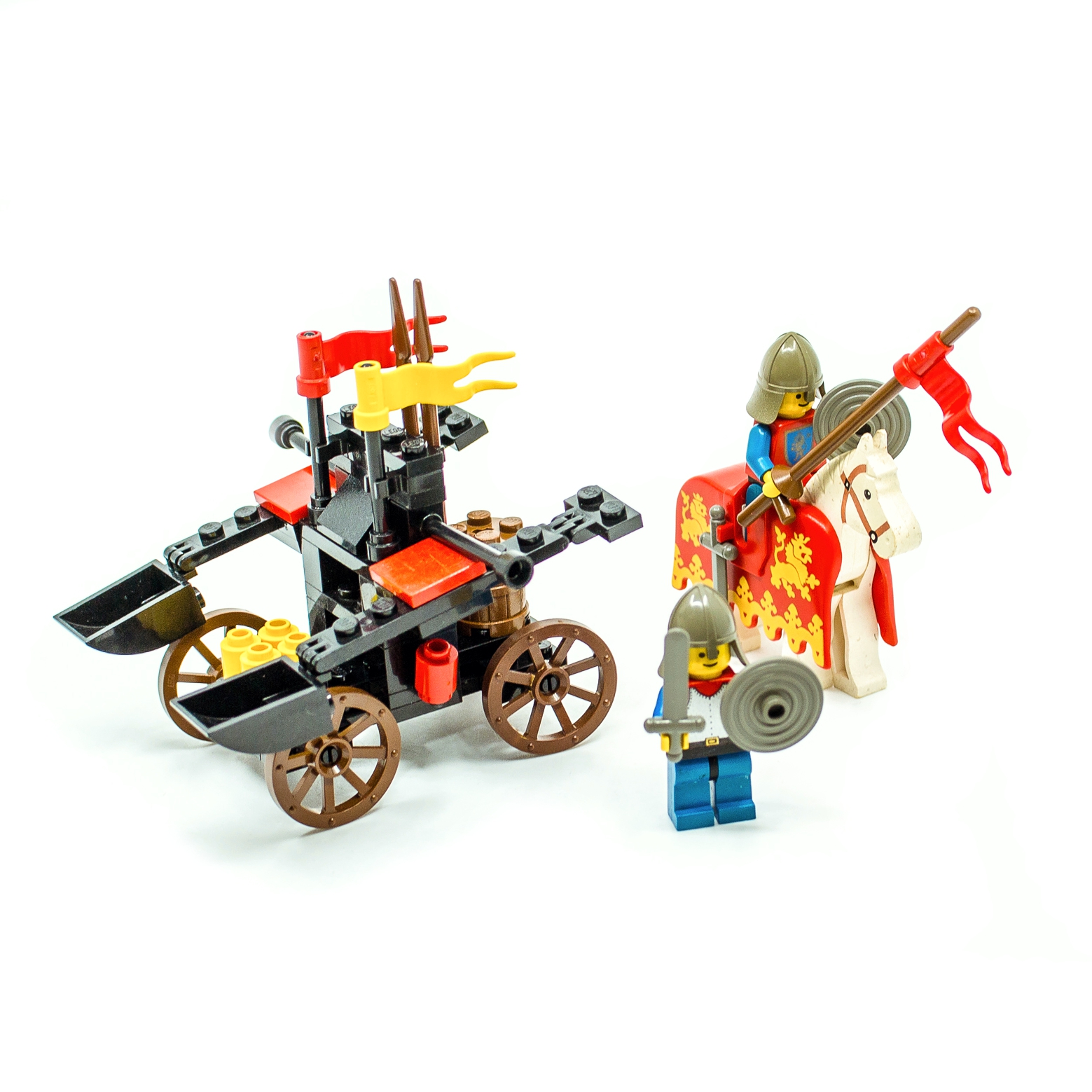 Lego Castle - Twin Arm Launcher - Zwillingsschleuder Ritter Katapult (6039) - Brick-Recycling