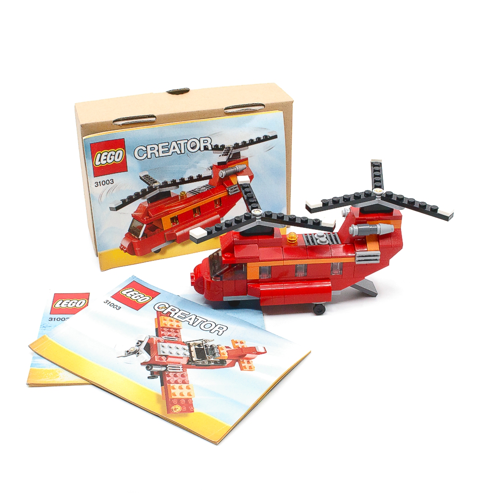 Lego Creator - Red Rotors - roter Helikopter (31003) - Brick-Recycling