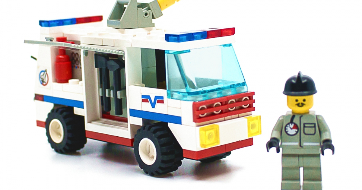 Lego City - Launch Evac 1 - Löschfahrzeug (6614) - Brick-Recycling