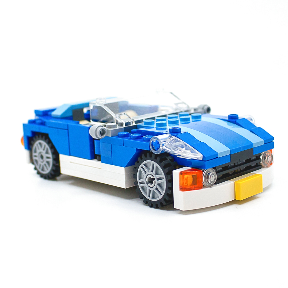 Lego Creator - Blue Roadster - Blaues Cabrio (6913) - Brick-Recycling